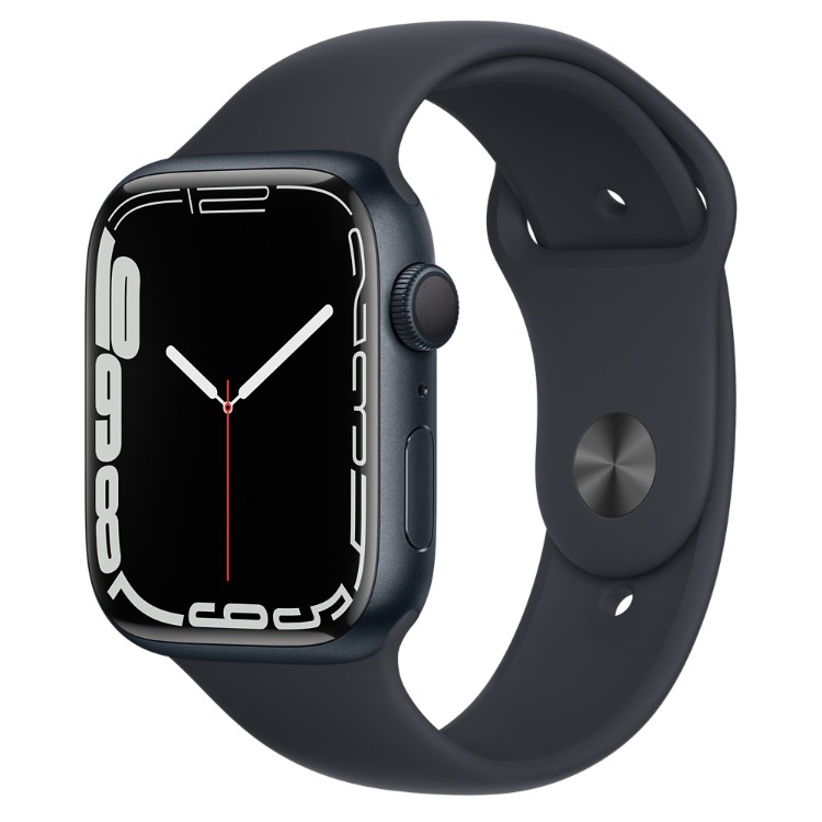 Apple Watch Series 7, 45 мм, Умные часы Корпус из алюминия и спортивный ...